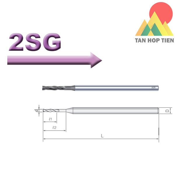 Dao phay trụ hợp kim gia công điện cực Graphite chất lượng vượt trội